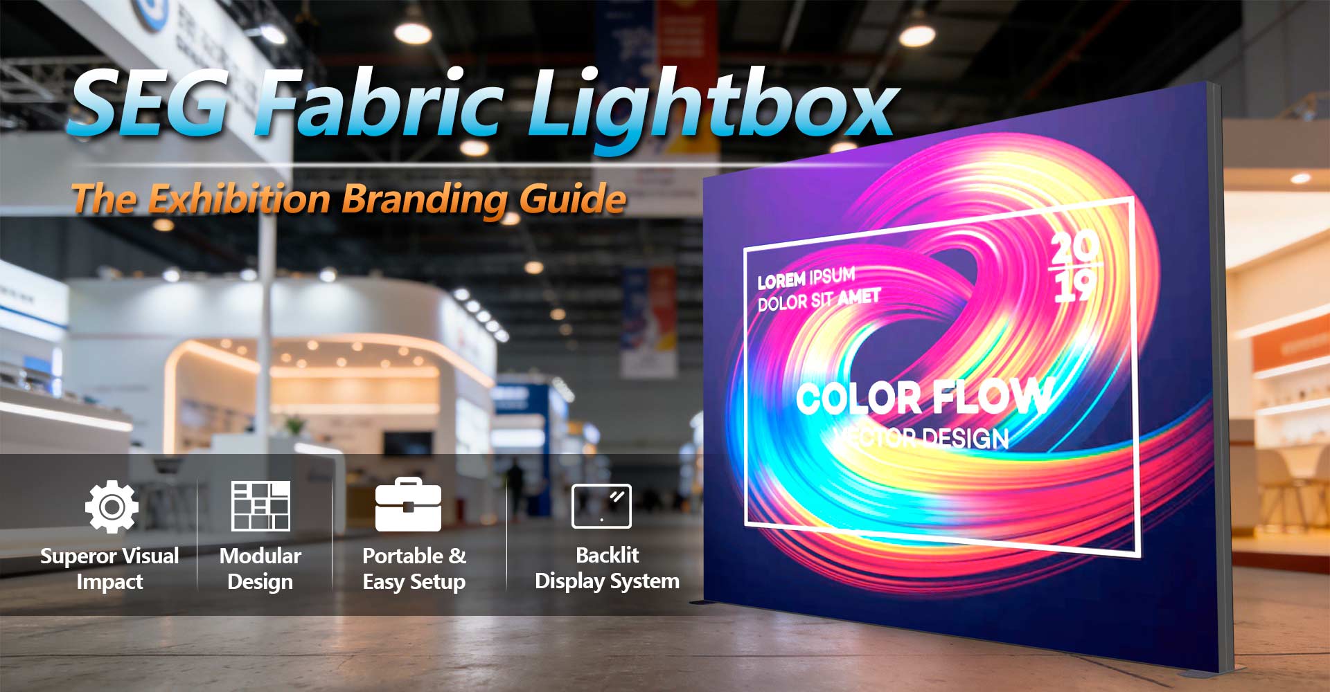 SEG Fabric Lightbox: The Exhibition Branding Guide – FramePlus Display Inc