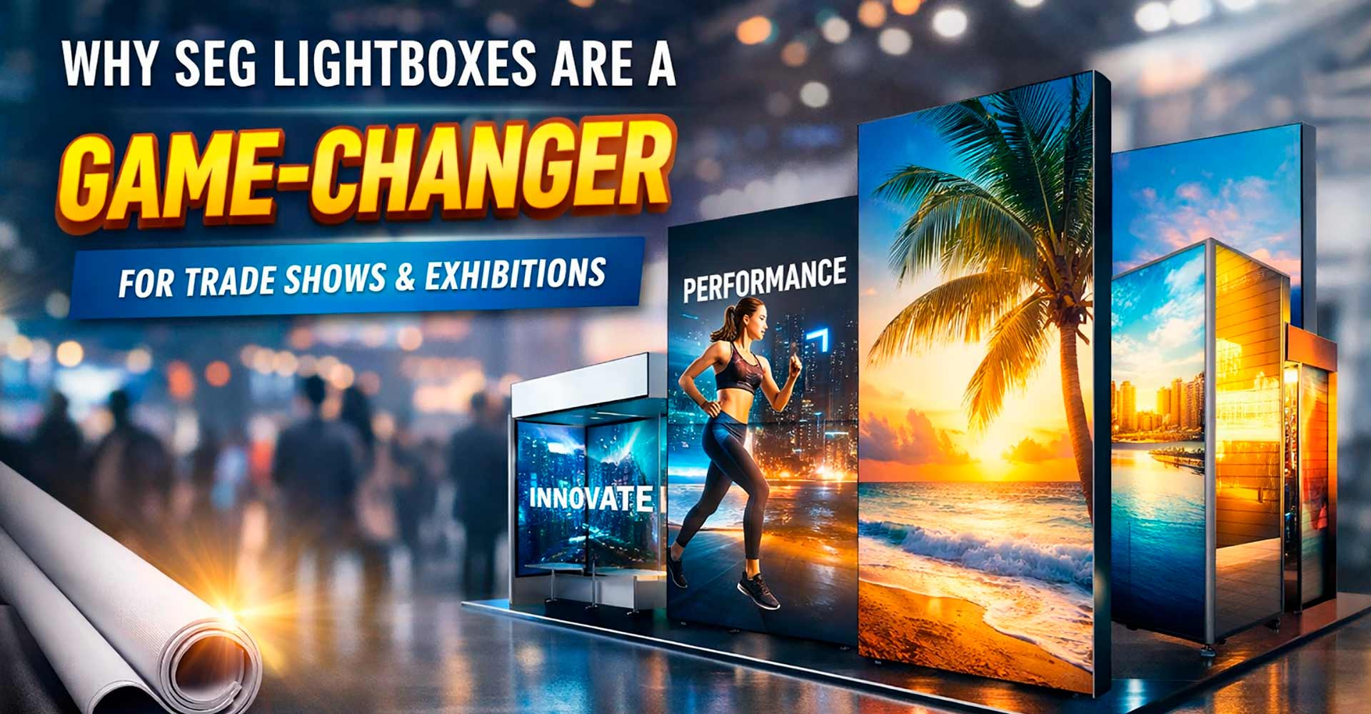 How SEG Lightboxes Transform Trade Show Booths | FramePlus Guide ...