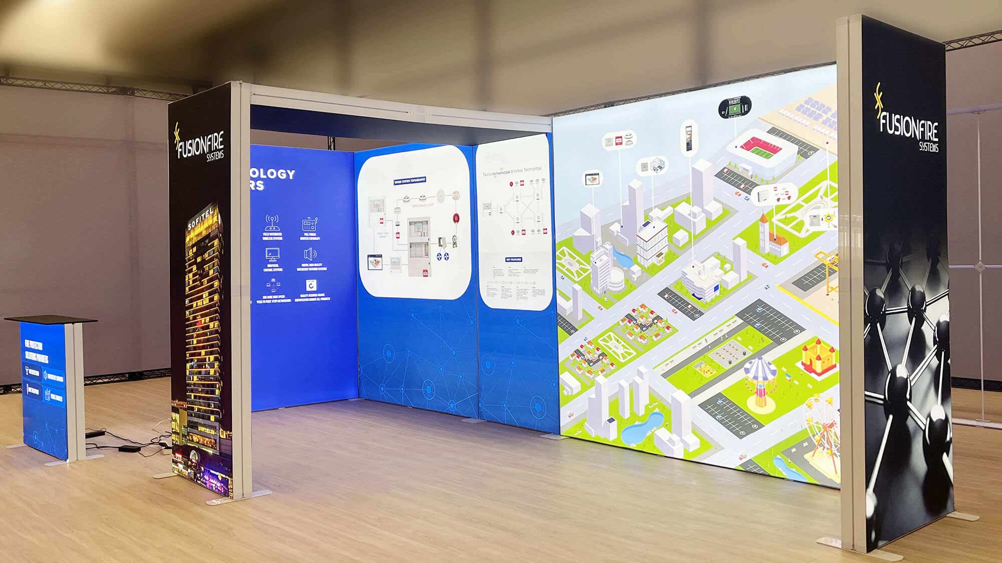 Modular Exhibition Stand | Trade Show Lightbox Booth | Frame Plus ...