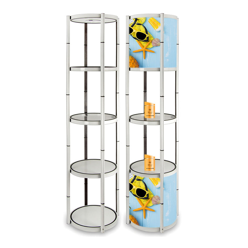 frame plus magic layer display cabinet folding display column ...